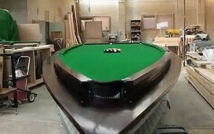 boat-shaped-pool-table | GCL Billiards